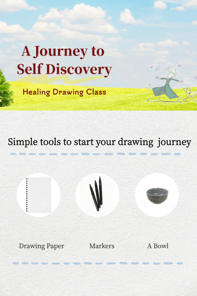 Healing Drawing Class -Chapter 1: "A Journey to Self Discovery" - HOW ...